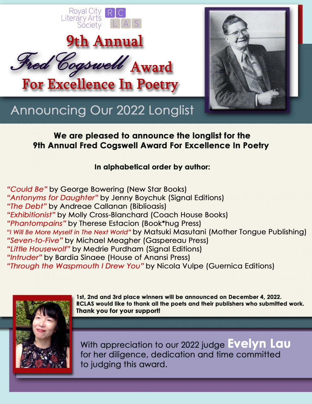 George Bowering’s Could Be Longlisted for Fred Cogswell Award For ...